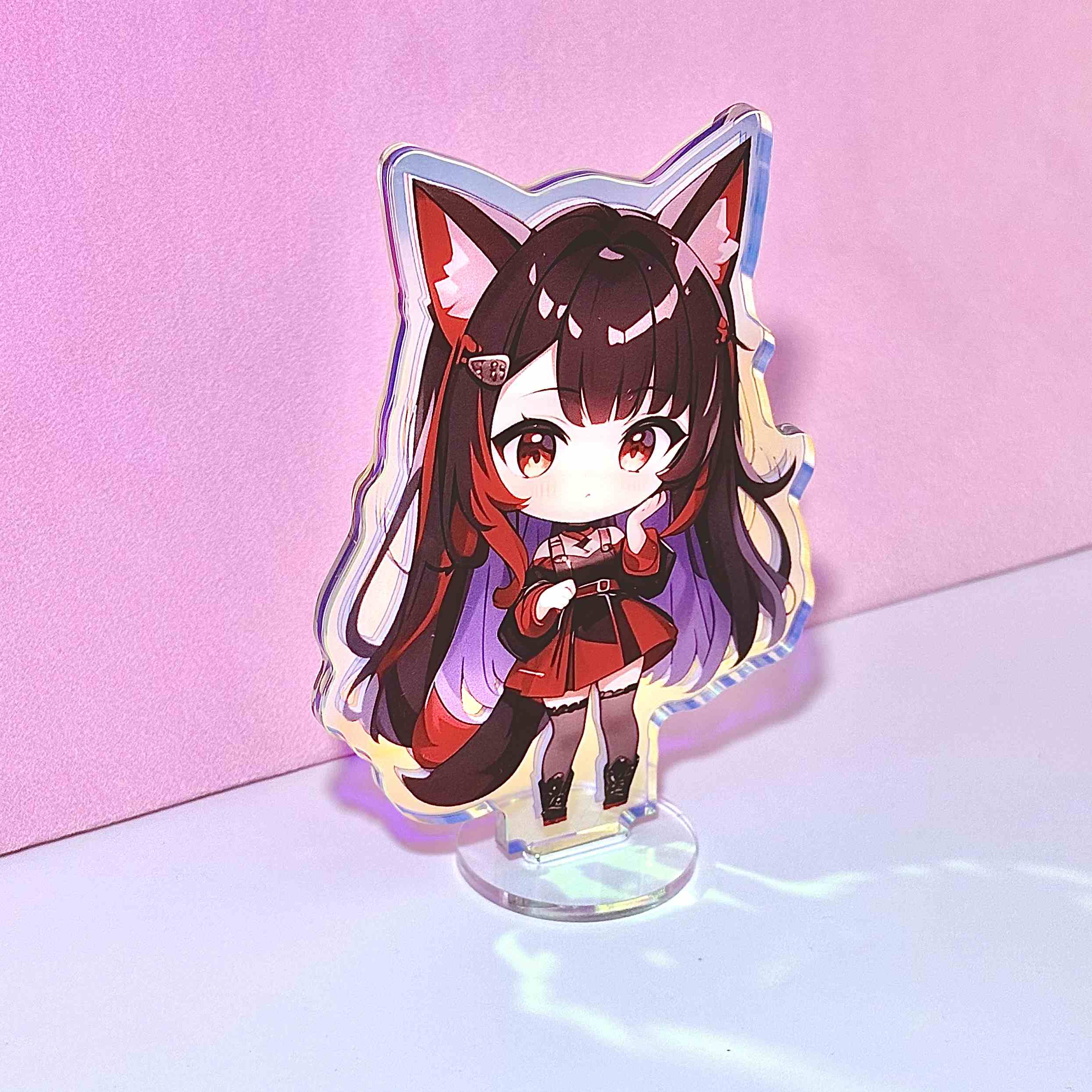 Command Attention with Vogesey Custom Holographic Acrylic Standee