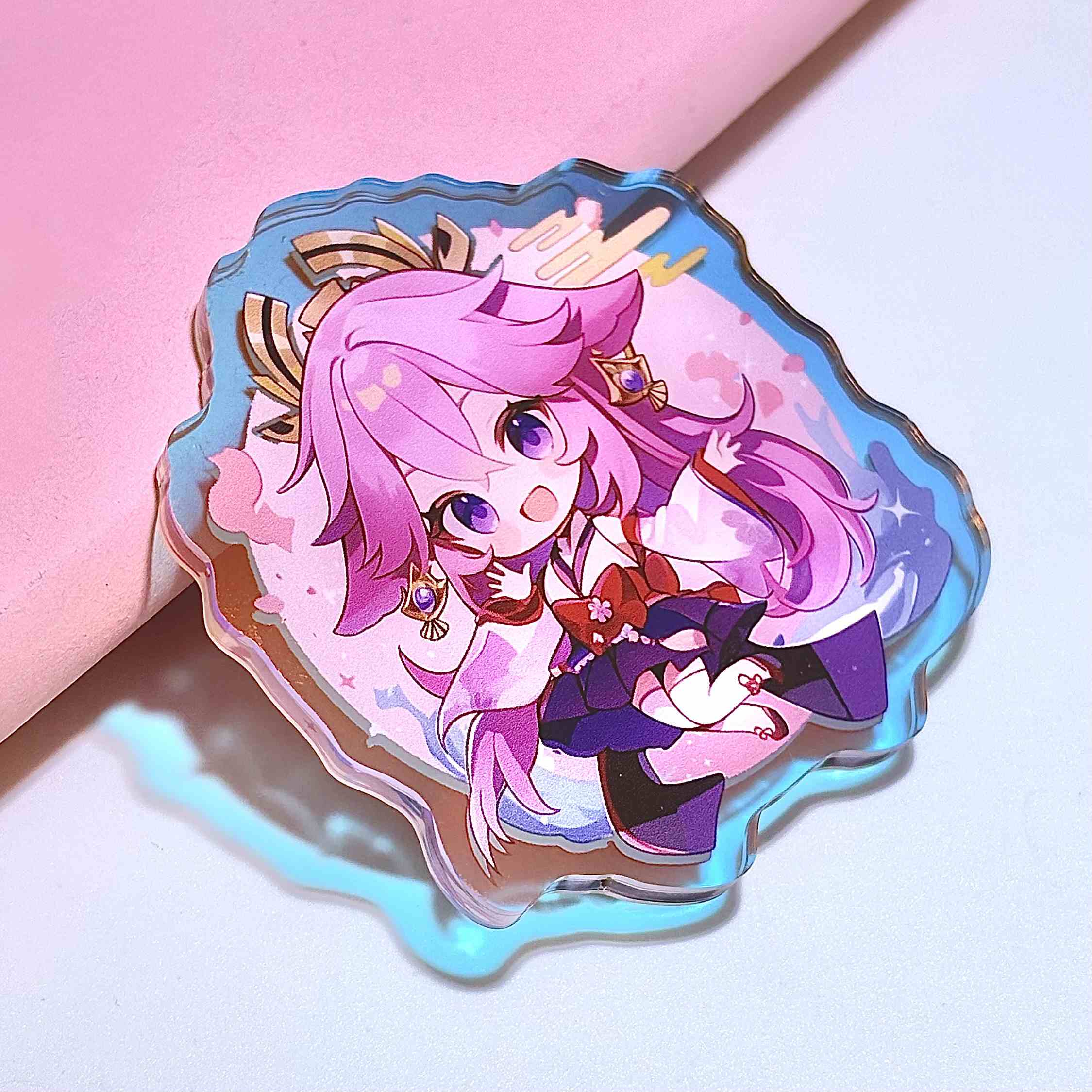 Custom Holographic Acrylic Pins – Vogesey